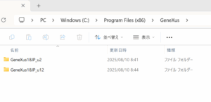 【GeneXus】複数のアップグレードバージョンをインストールする方法 – MS SYSTEM